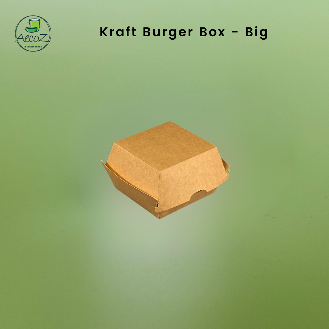 Kraft Burger Box - Big - Box | Aecoz